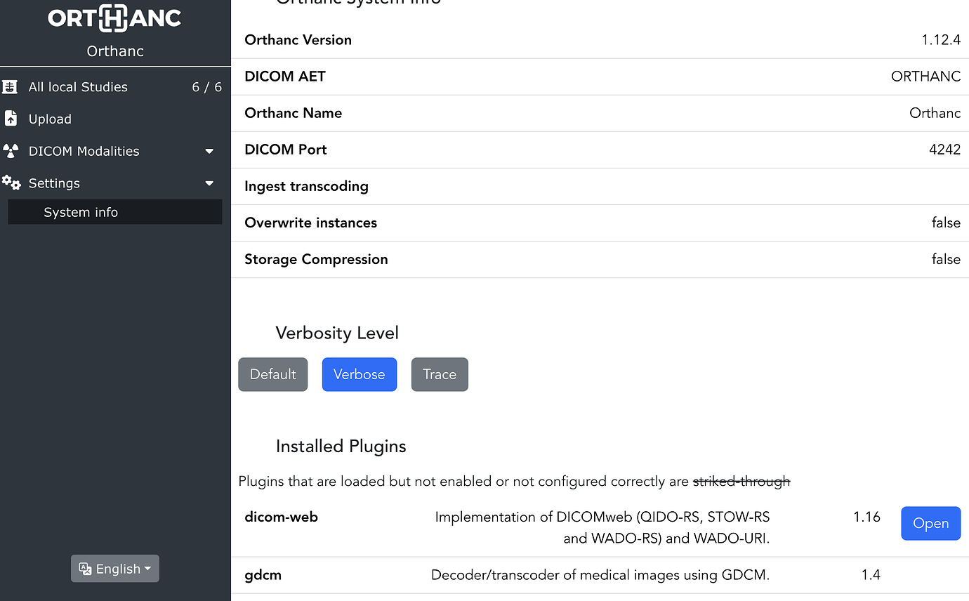 Orthanc + DICOM-web = Weasis - General - Orthanc Users