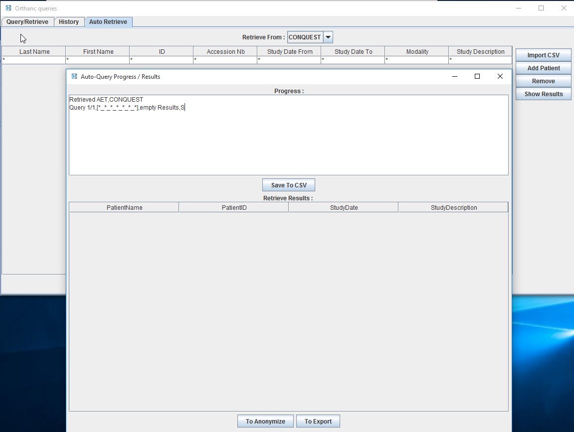 Orthanc Auto Retrieve - Google Groups archive - Orthanc Users