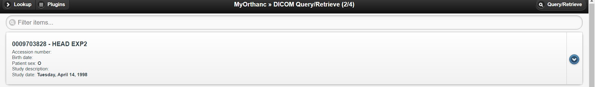 Orthanc Auto Retrieve - Google Groups archive - Orthanc Users